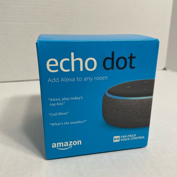 Amazon | Other | Amazon Alexa Echo Dot 3rd Generation Black Charcoal ...